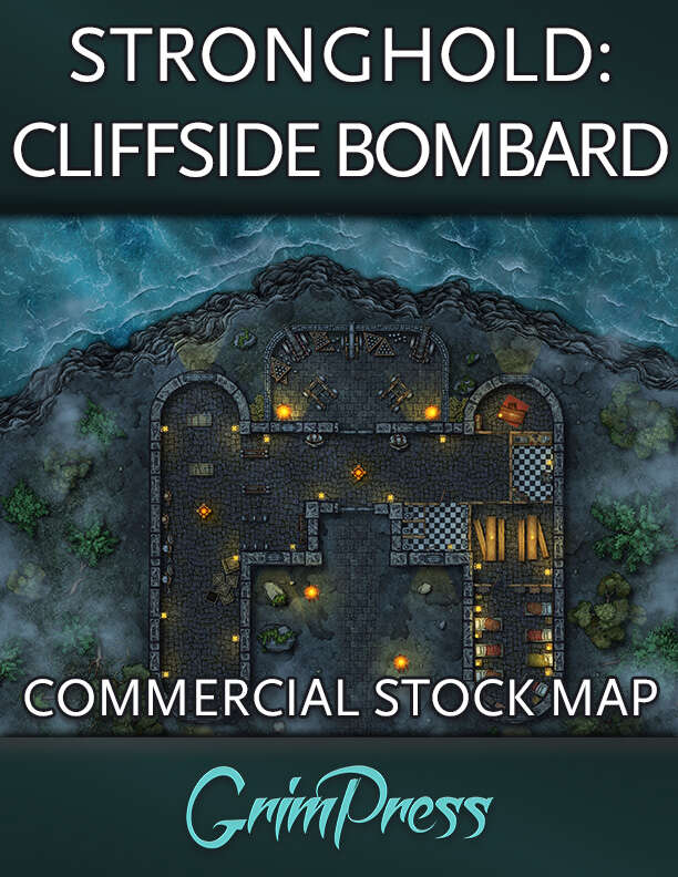 {Commercial} Stock Map: Stronghold - Cliffside Bombard - Grim Press ...