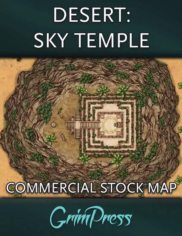{Commercial} Stock Map: Desert - Sky Temple - Grim Press | Publisher ...