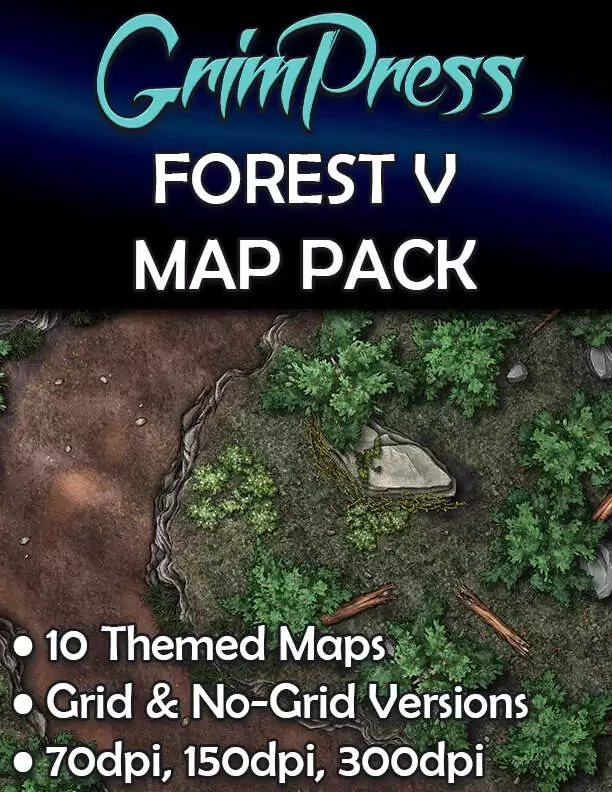 Unbound Atlas Map Pack - Forest V - Grim Press | Unbound Atlas ...