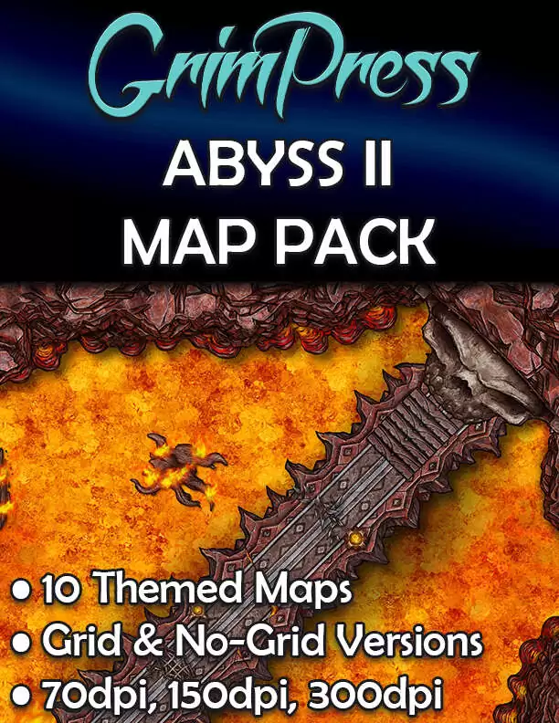 Unbound Atlas Map Pack - Abyss II - Grim Press | Unbound Atlas ...