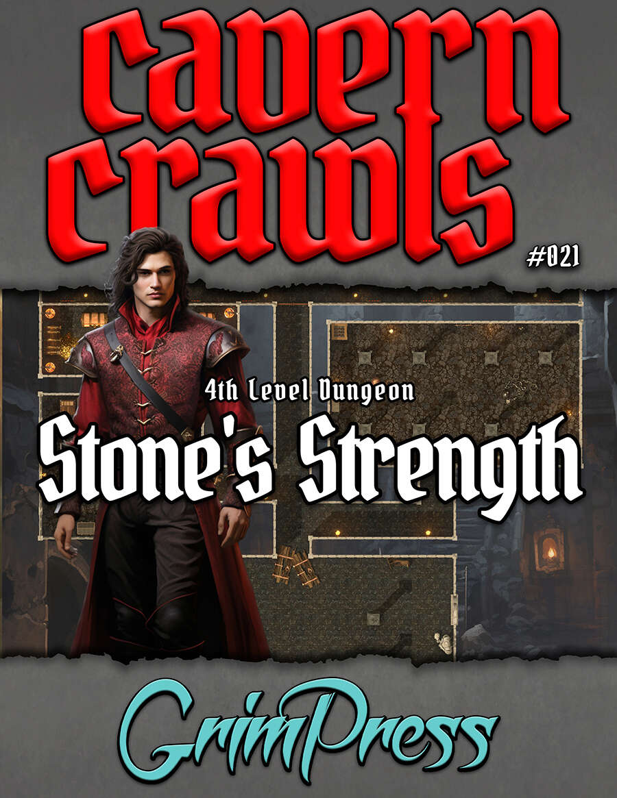 Cavern Crawl #021 - Stone's Strength (5e) - Grim Press | Cavern Crawls ...