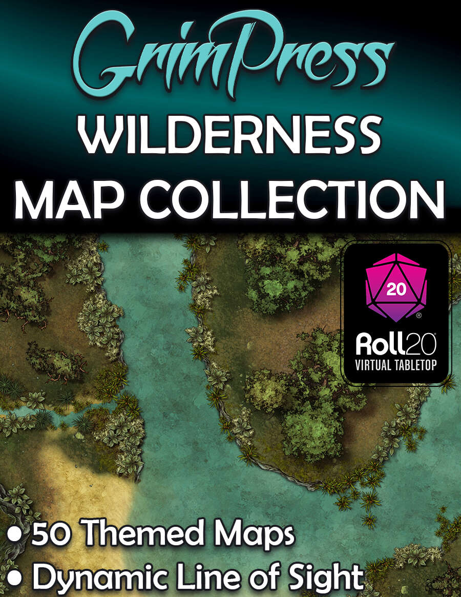 {Roll20} Map Collection - Wilderness - Grim Press | Roll20 | DriveThruRPG