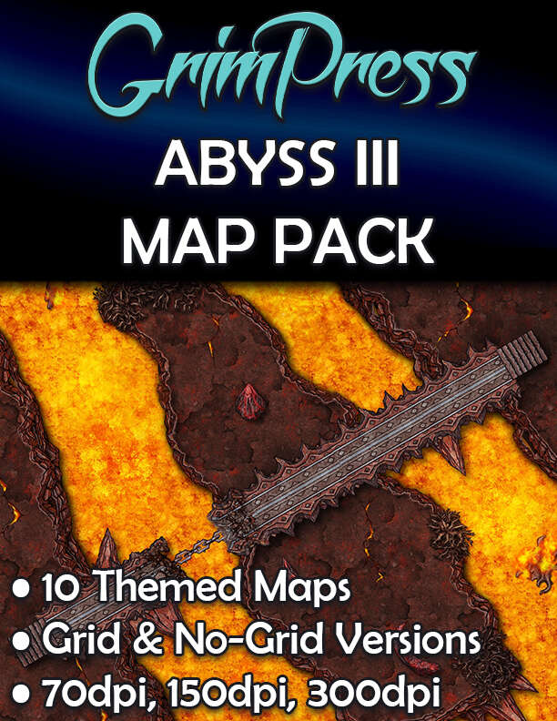 Unbound Atlas Map Pack - Abyss III - Grim Press | Unbound Atlas ...