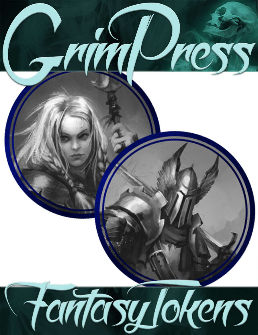 Fantasy Token Pack - Friend or Foe Folio 2 - Grim Press | Tokens & Art | DriveThruRPG