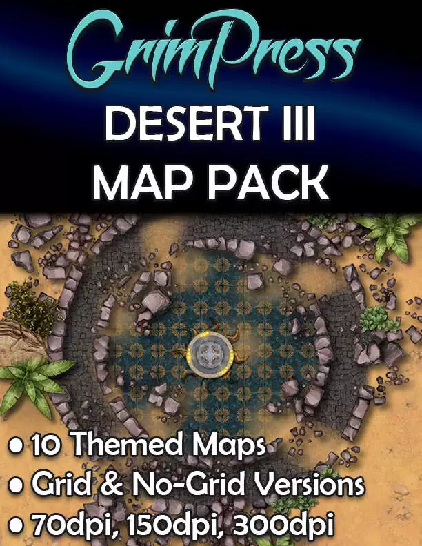 Unbound Atlas Map Pack - Desert III - Grim Press | Unbound Atlas ...