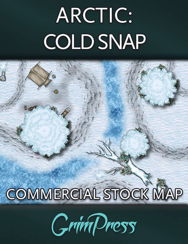 {Commercial} Stock Map: Arctic - Cold Snap - Grim Press | Publisher ...