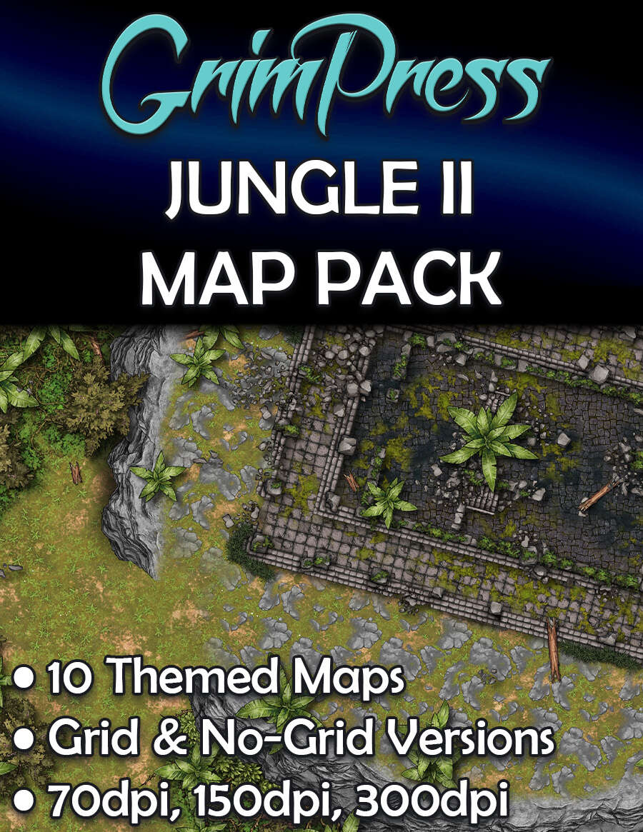 Unbound Atlas Map Pack - Jungle II - Grim Press | Unbound Atlas ...