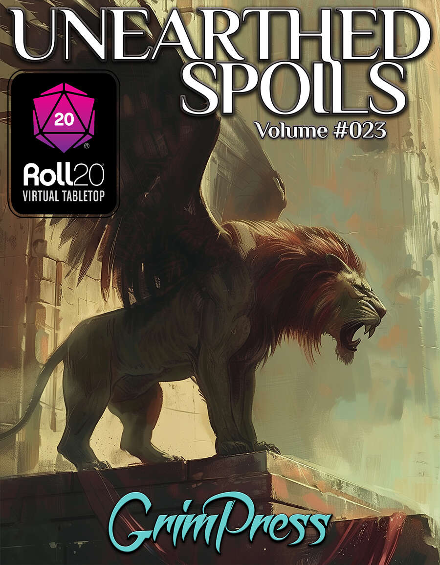 {Roll20} Unearthed Spoils #023 - Mystic Monstrosities - Grim Press | Roll20 | DriveThruRPG