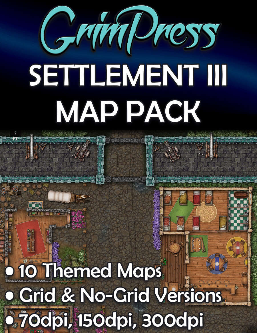 Unbound Atlas Map Pack - Settlement III - Grim Press | Unbound Atlas ...