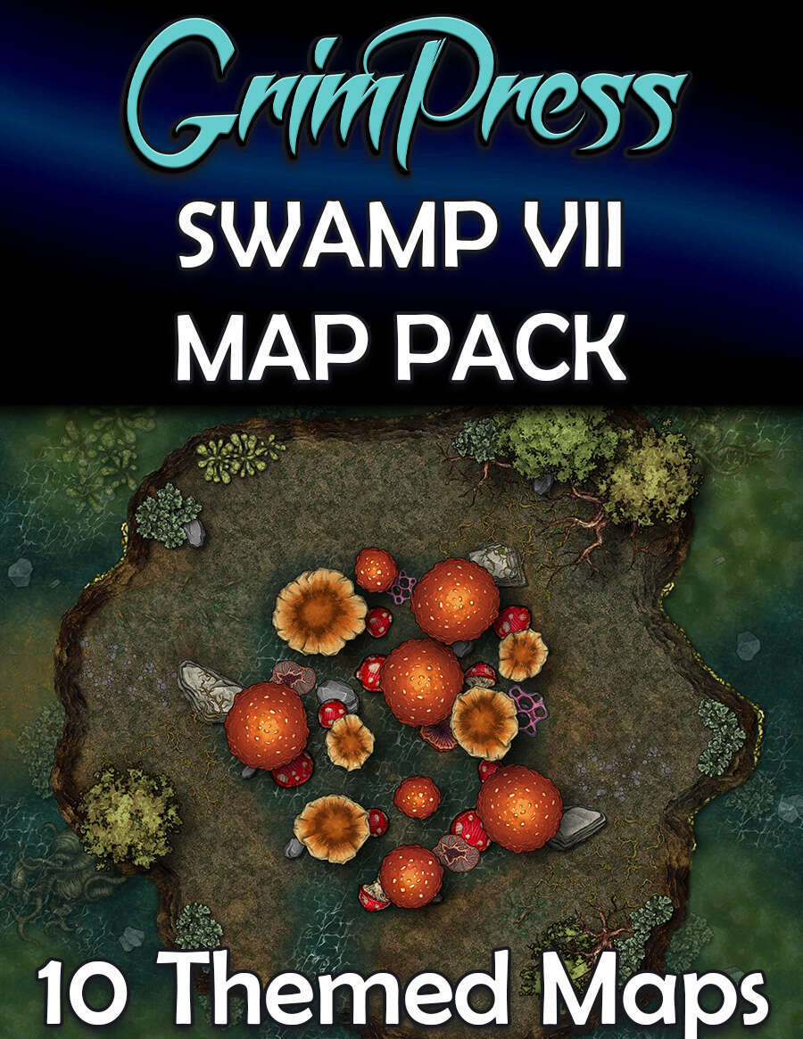 Unbound Atlas Map Pack - Swamp VII - Grim Press | Unbound Atlas ...
