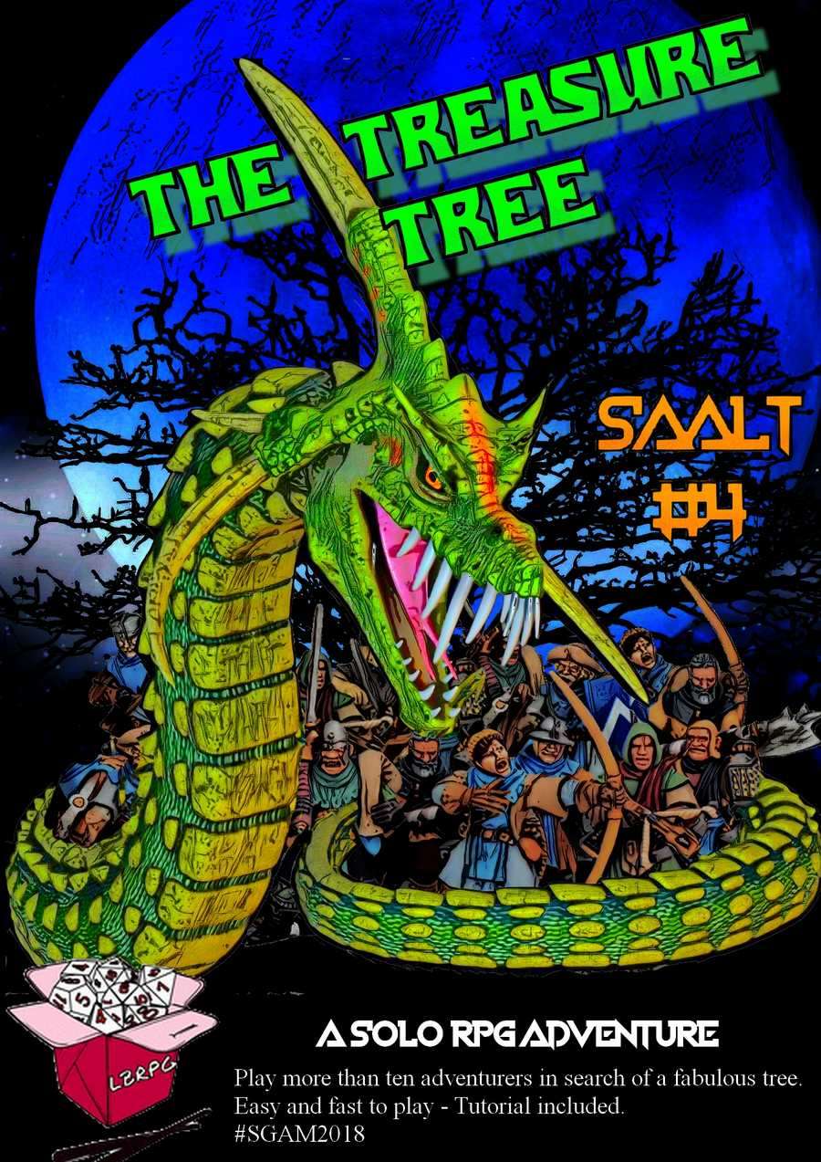 The Treasure Tree - Solo rpg module - LunchBox RPG | DriveThruRPG