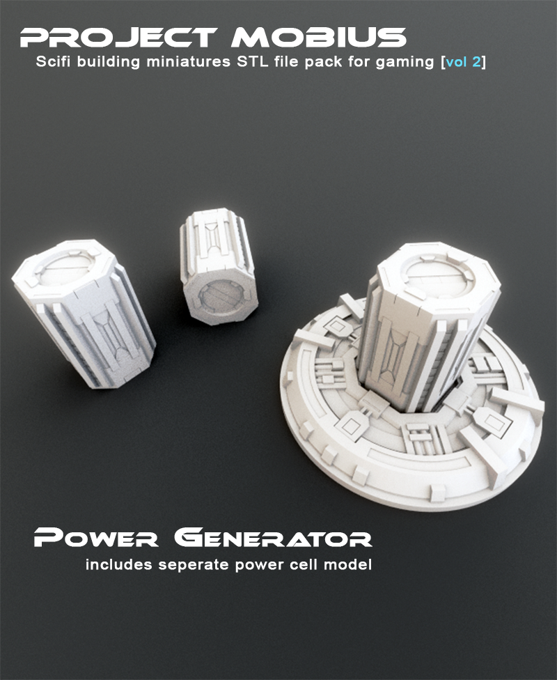 3D Printable Power Generator Includes Seperate Power Cell - Project ...