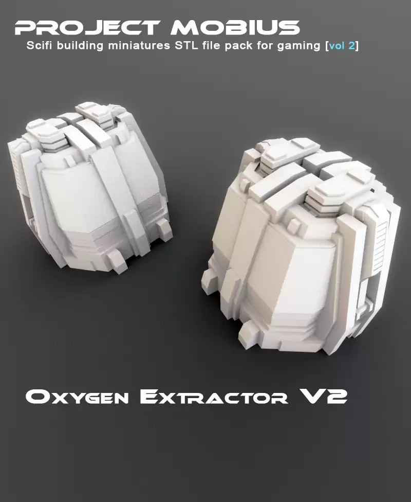 3d Printable Oxygen Extractor V2 Project Mobius 3d Design Scifi 7874