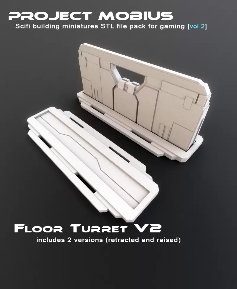 3D Printable Retractable Walls - Project Mobius 3D Design | Scifi ...