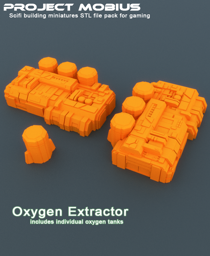 3D Printable Oxygen Extractor - Project Mobius 3D Design | Scifi ...