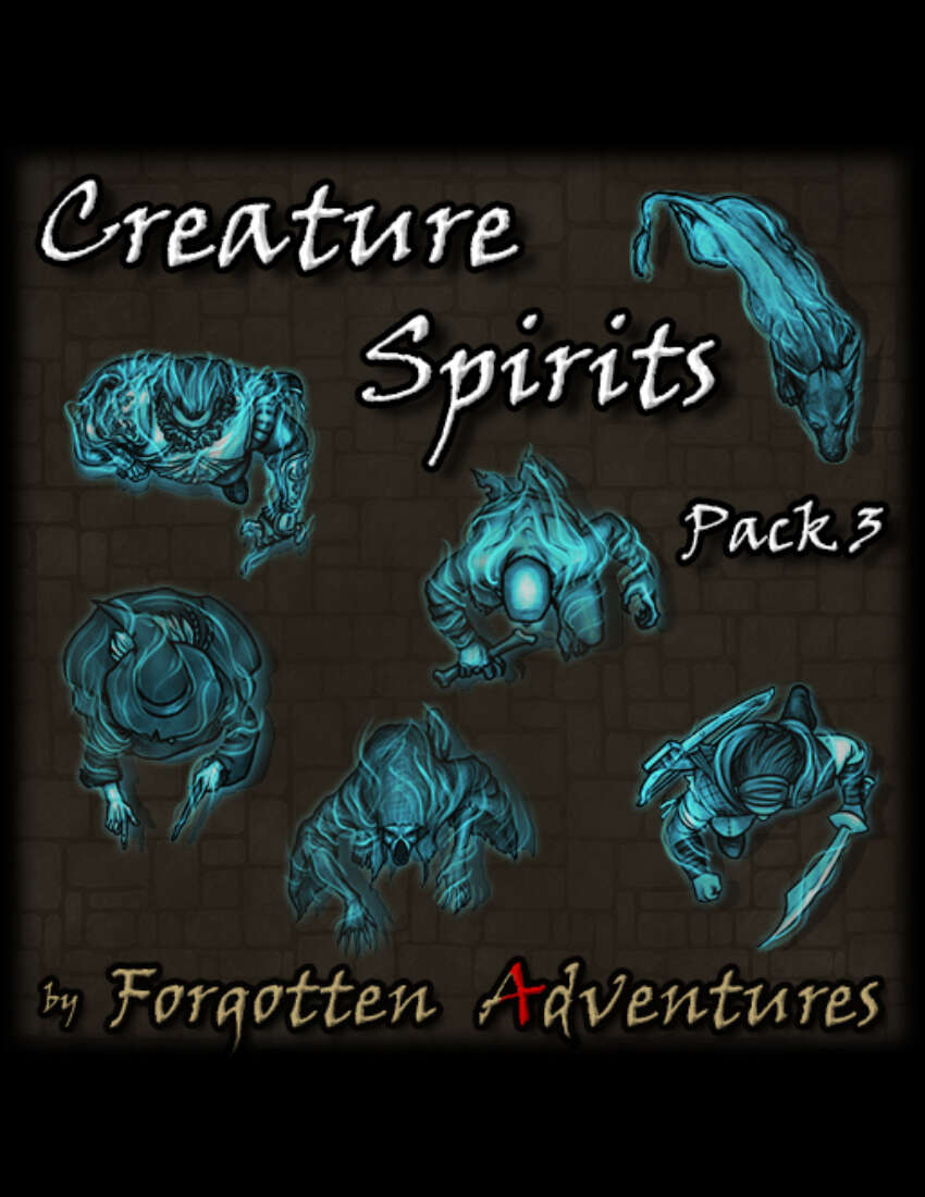 Creature Spirits Pack 3 - ForgottenAdventures | DriveThruRPG