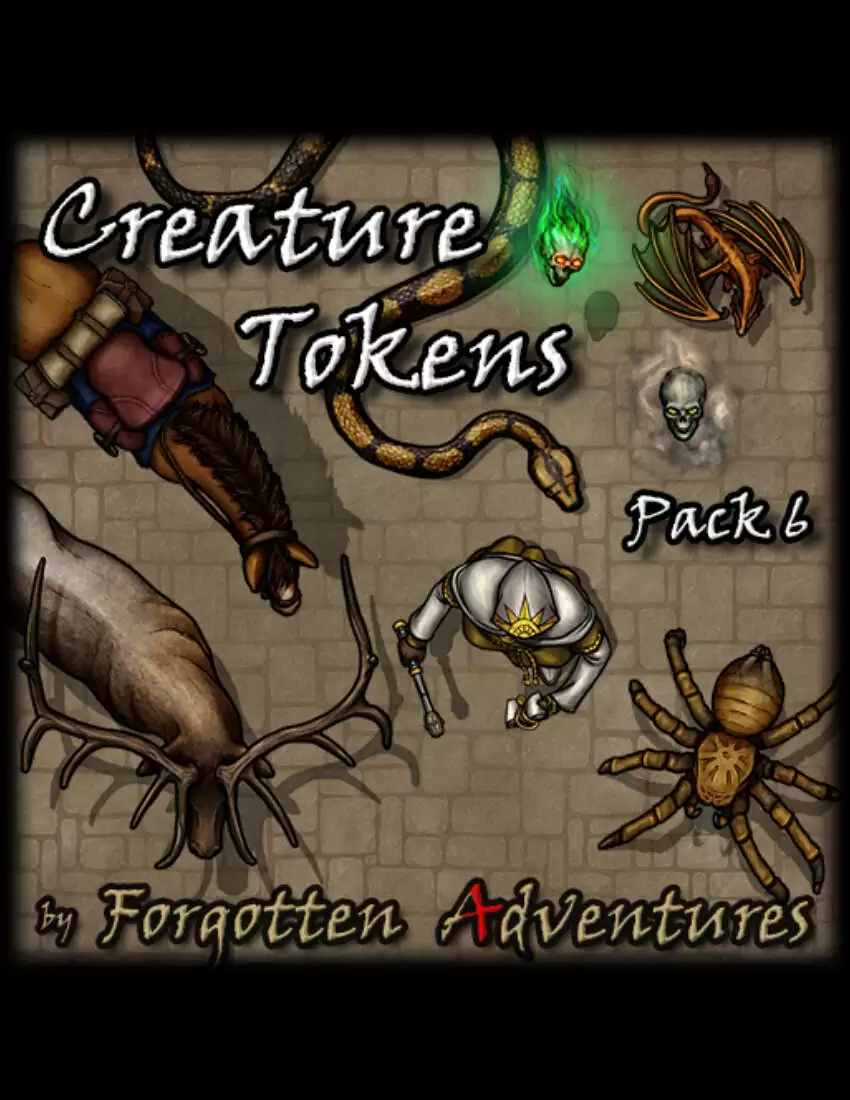 Creature Tokens Pack 6 - ForgottenAdventures | DriveThruRPG
