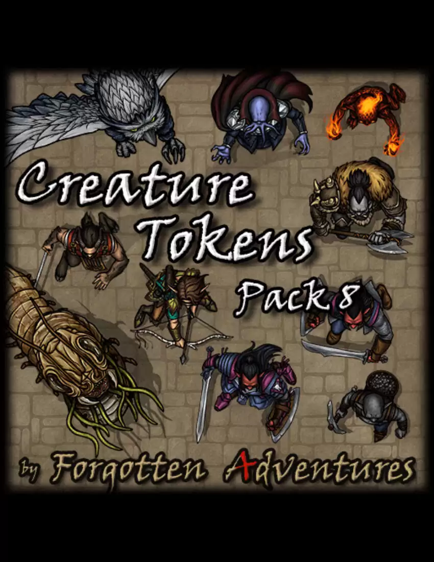 Creature Tokens Pack 8 - ForgottenAdventures | DriveThruRPG