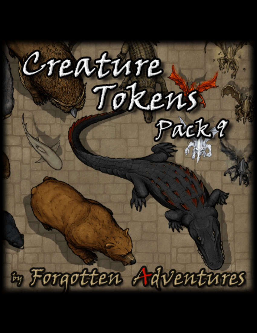 Creature Tokens Pack 9 - ForgottenAdventures | DriveThruRPG