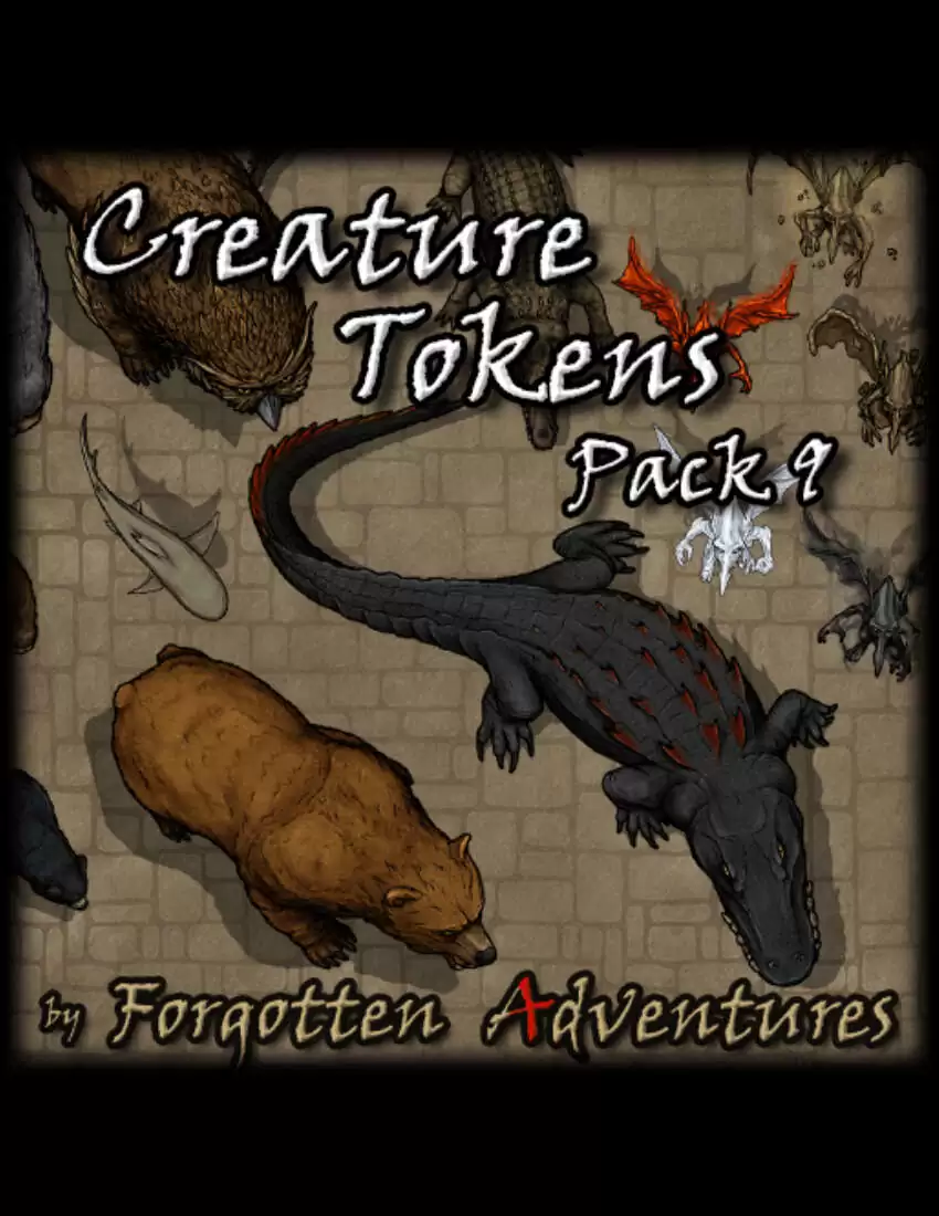 Creature Tokens Pack 9 - ForgottenAdventures | DriveThruRPG