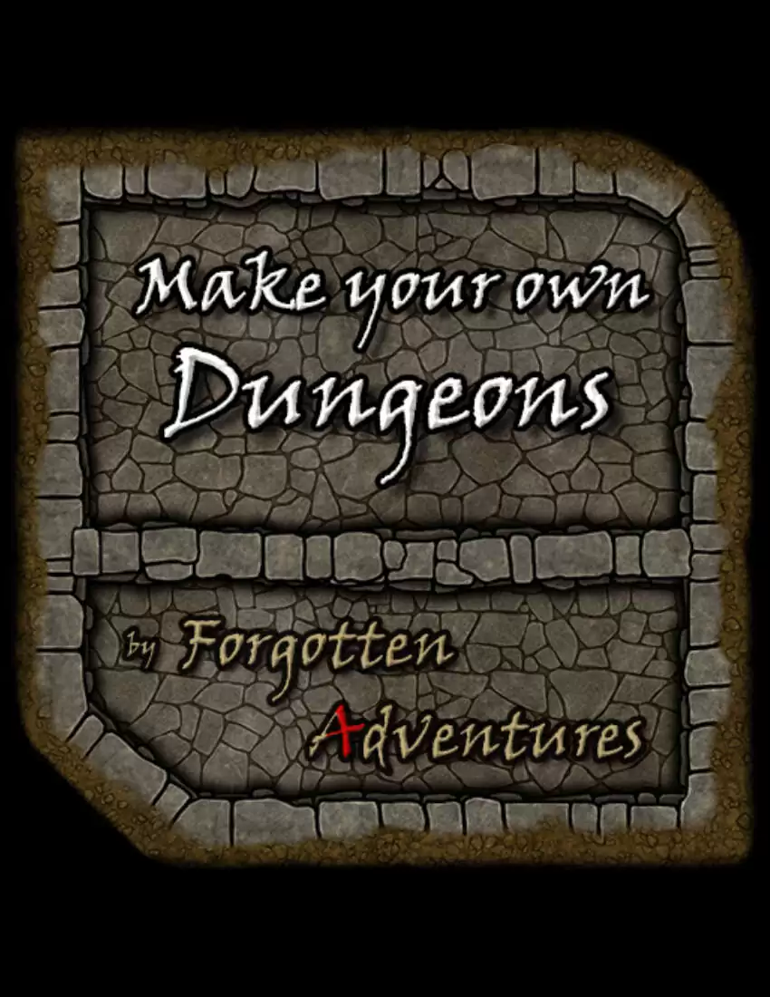 Make your own Dungeons, Tile Set Pack - ForgottenAdventures | DriveThruRPG