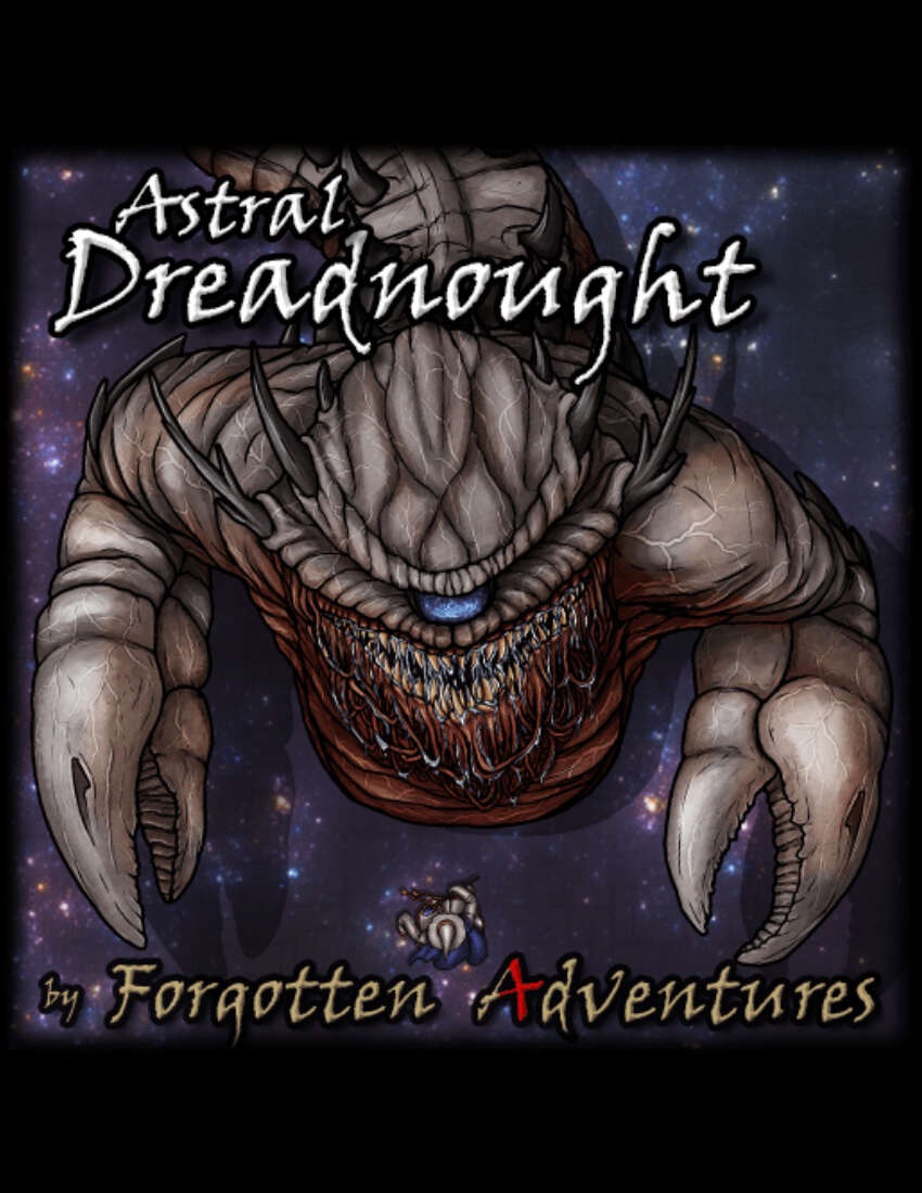 Gigantic Monsters – Astral Dreadnought - ForgottenAdventures | DriveThruRPG