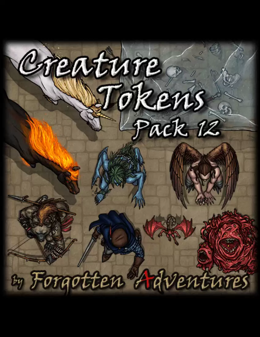 Creature Tokens Pack 12 - ForgottenAdventures | DriveThruRPG