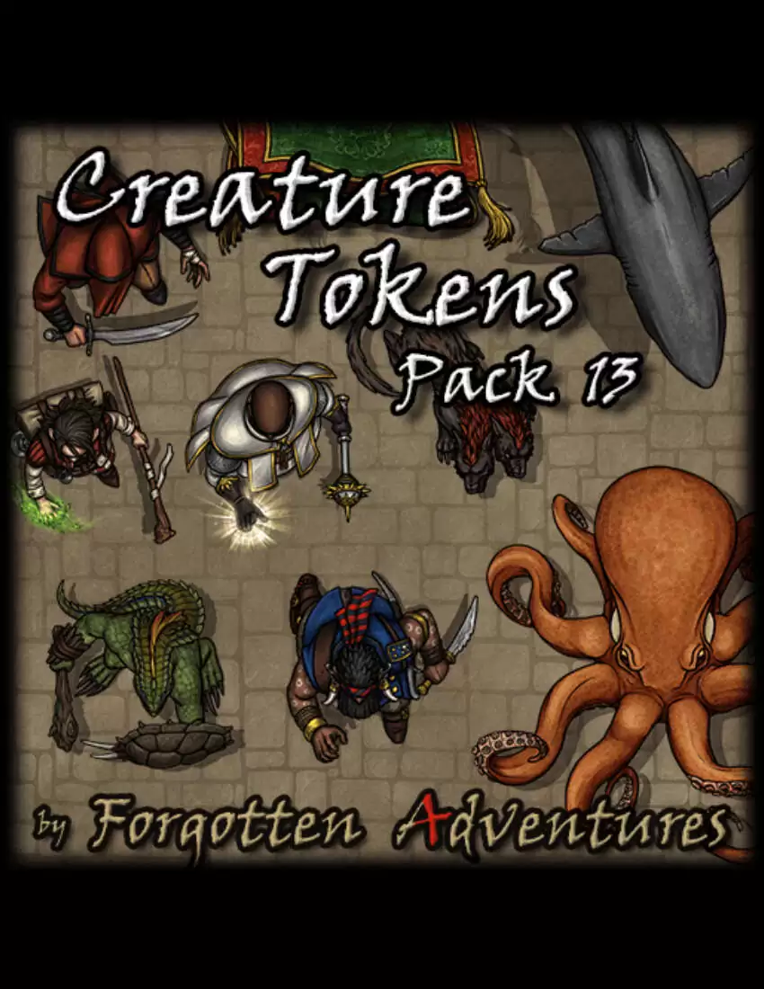 Creature Tokens Pack 13 - ForgottenAdventures | DriveThruRPG