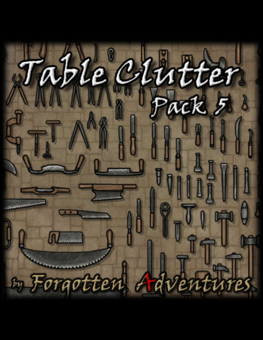 Table Clutter - Pack 5 - ForgottenAdventures | DriveThruRPG