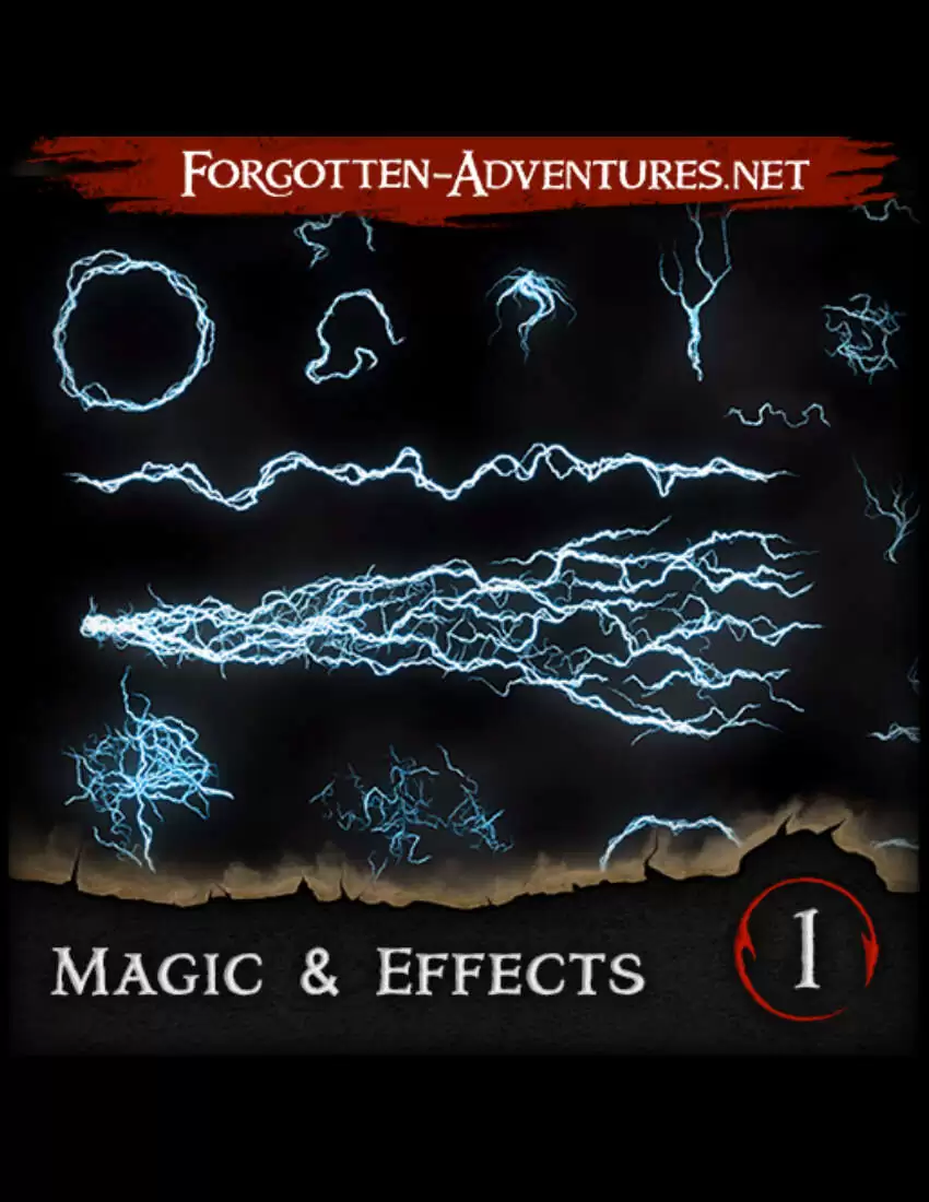Magic & Effects – Pack 1 - ForgottenAdventures | DriveThruRPG