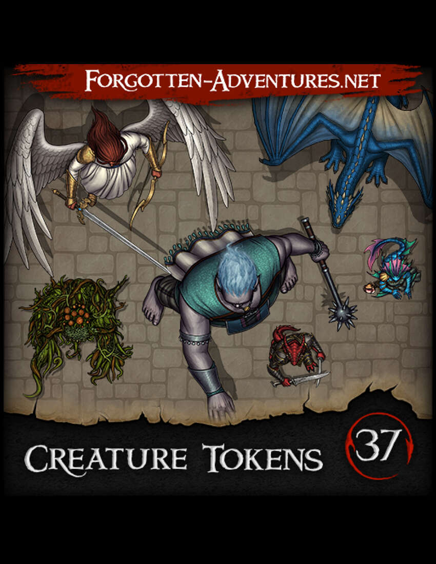 Creature Tokens Pack 37 - ForgottenAdventures | DriveThruRPG