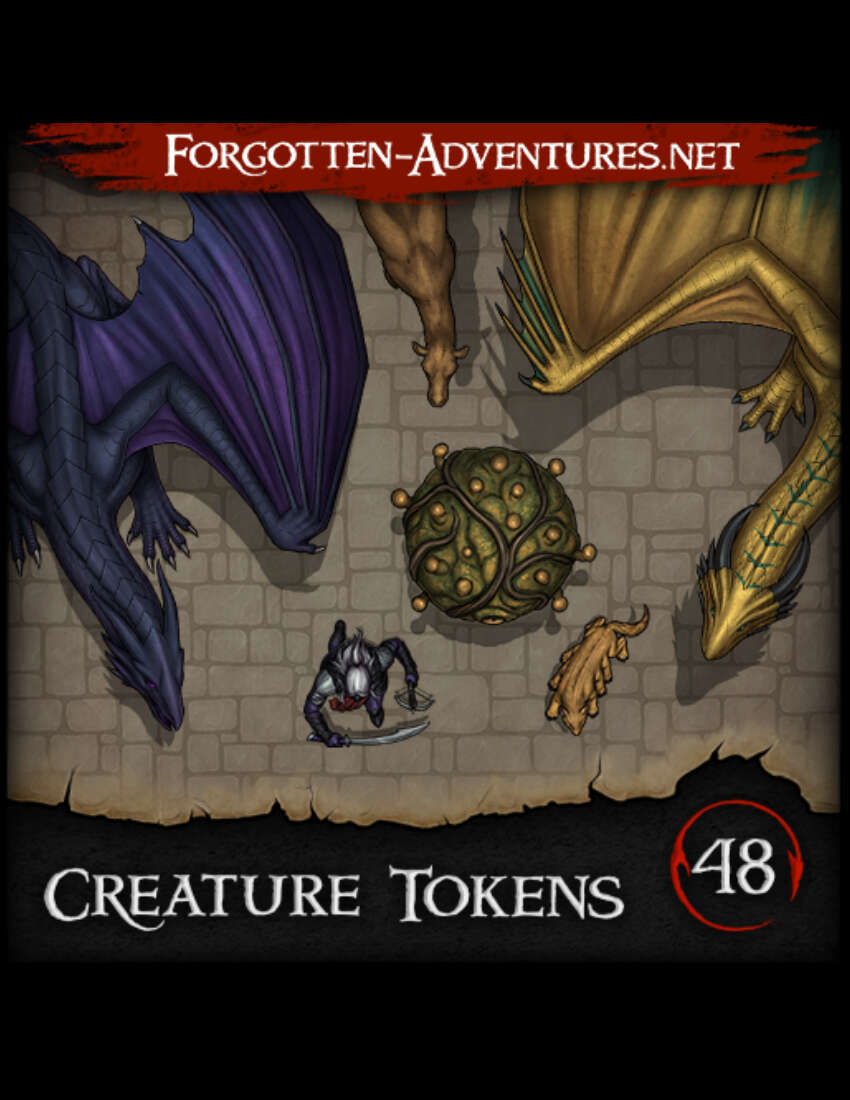 Creature Tokens Pack 48 - ForgottenAdventures | DriveThruRPG