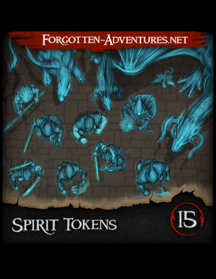 Spirit Tokens - Pack 15 - ForgottenAdventures | DriveThruRPG