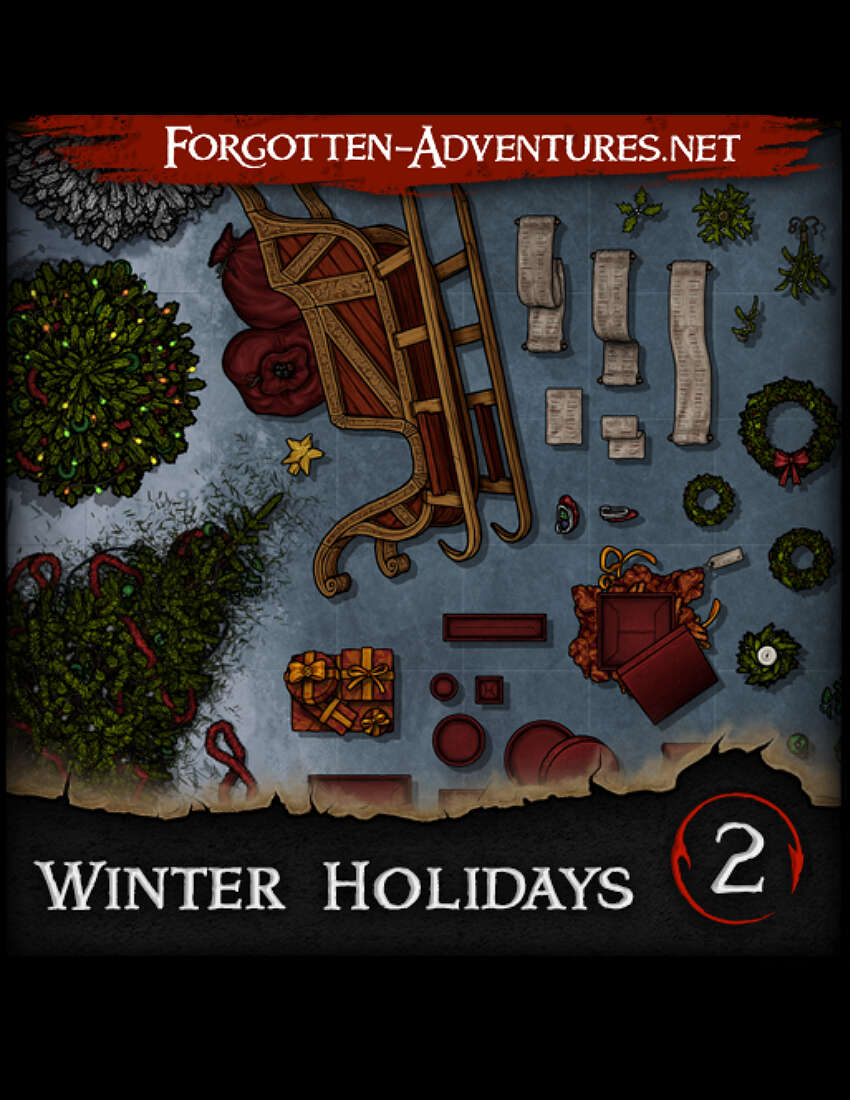 Winter Holidays - Pack 2 - ForgottenAdventures | DriveThruRPG