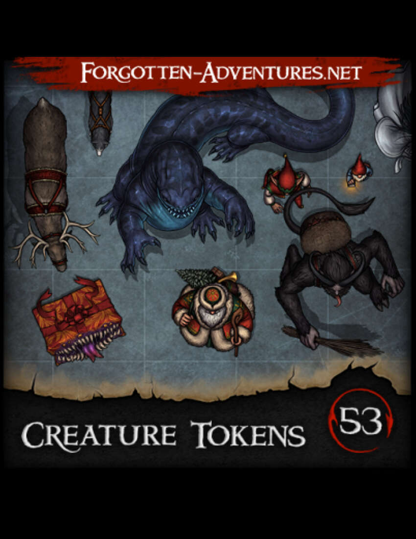 Creature Tokens Pack 53 - ForgottenAdventures | DriveThruRPG