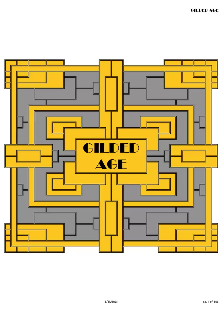 Gilded Age - Rules Complete Early Access - Travis McCrory-Gardner ...