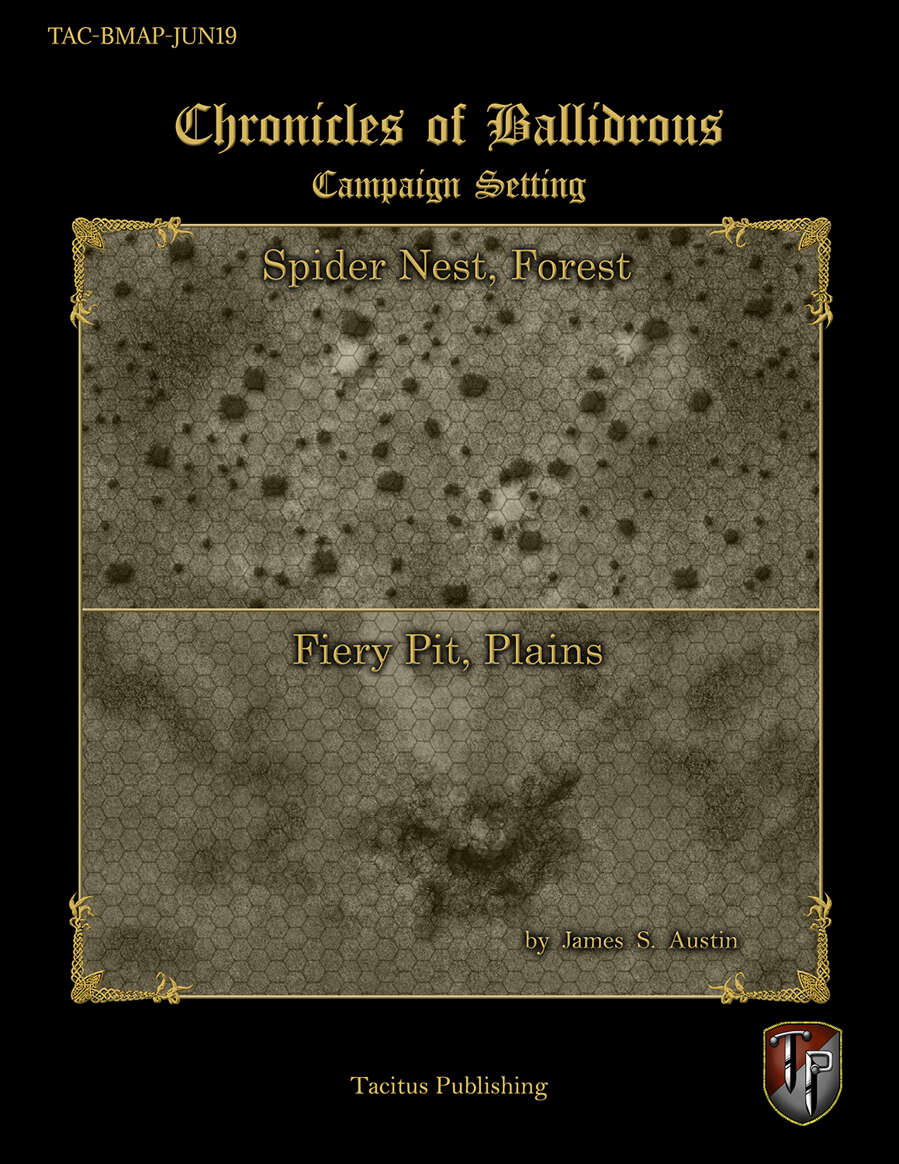 CoB - Battle Maps - Spider Nest, Forest & Fiery Pit, Plains - Tacitus ...