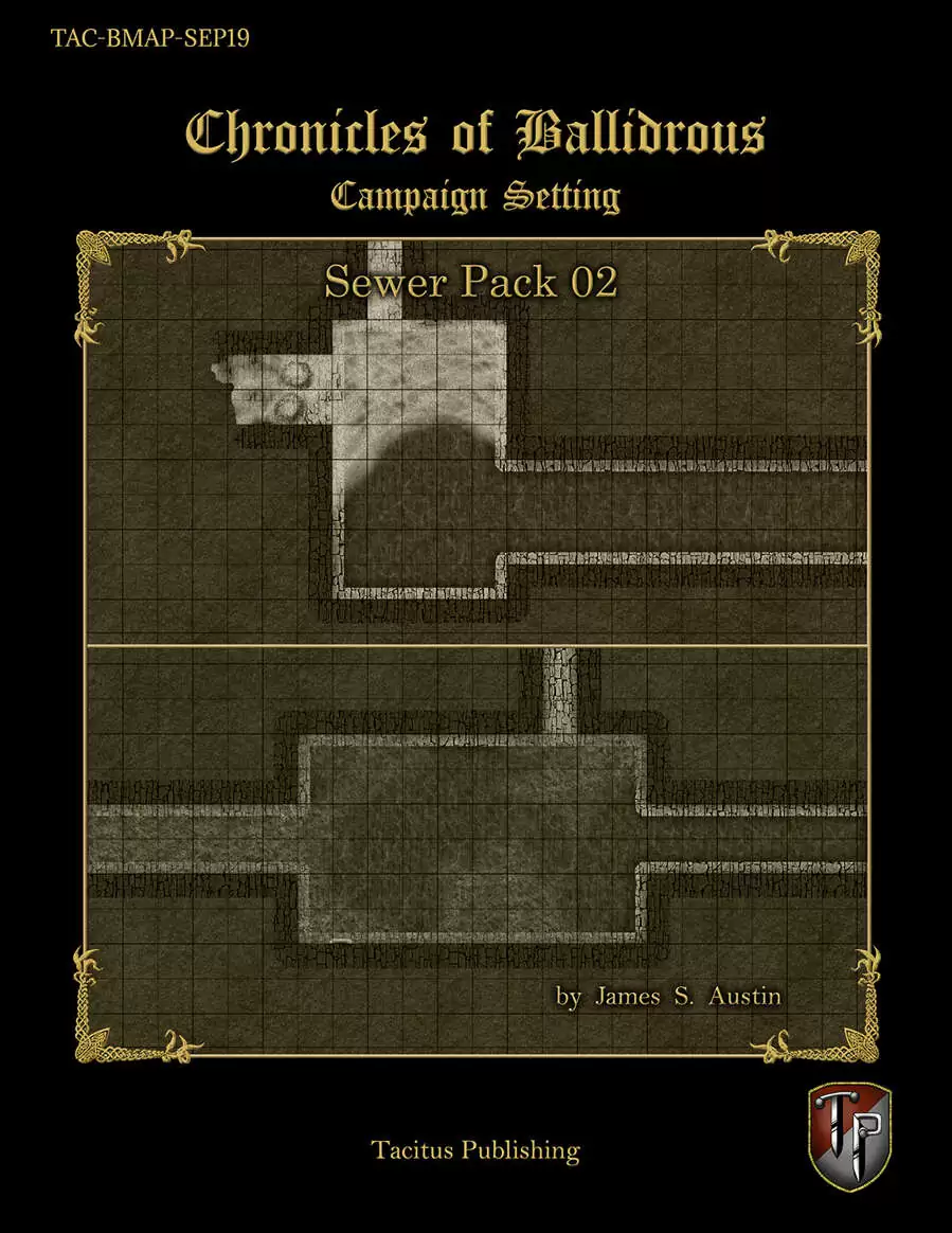 CoB - Battle Maps - Sewer Pack 02 - Tacitus Publishing | Maps ...