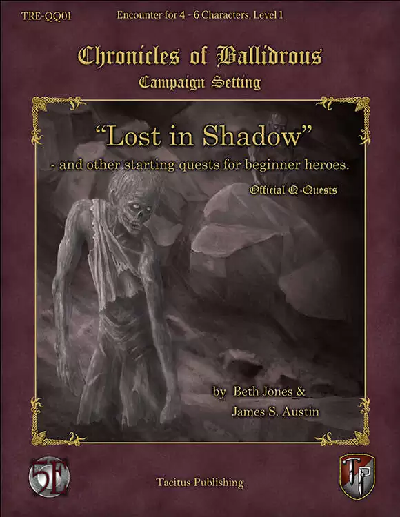 “Lost in Shadow” - and other starting quests for beginner heroes. (5E ...