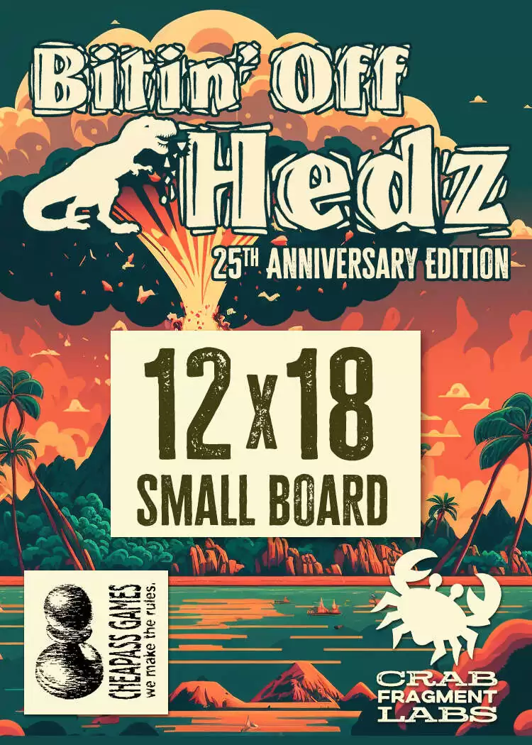 Bitin' Off Hedz Board - SMALL - Crab Fragment Games | DriveThruRPG