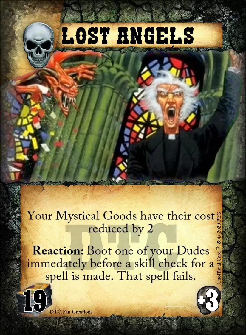 Lost Angels - Custom Card - Pine Box Entertainment | Doomtown Community Created Cards | DriveThruRPG