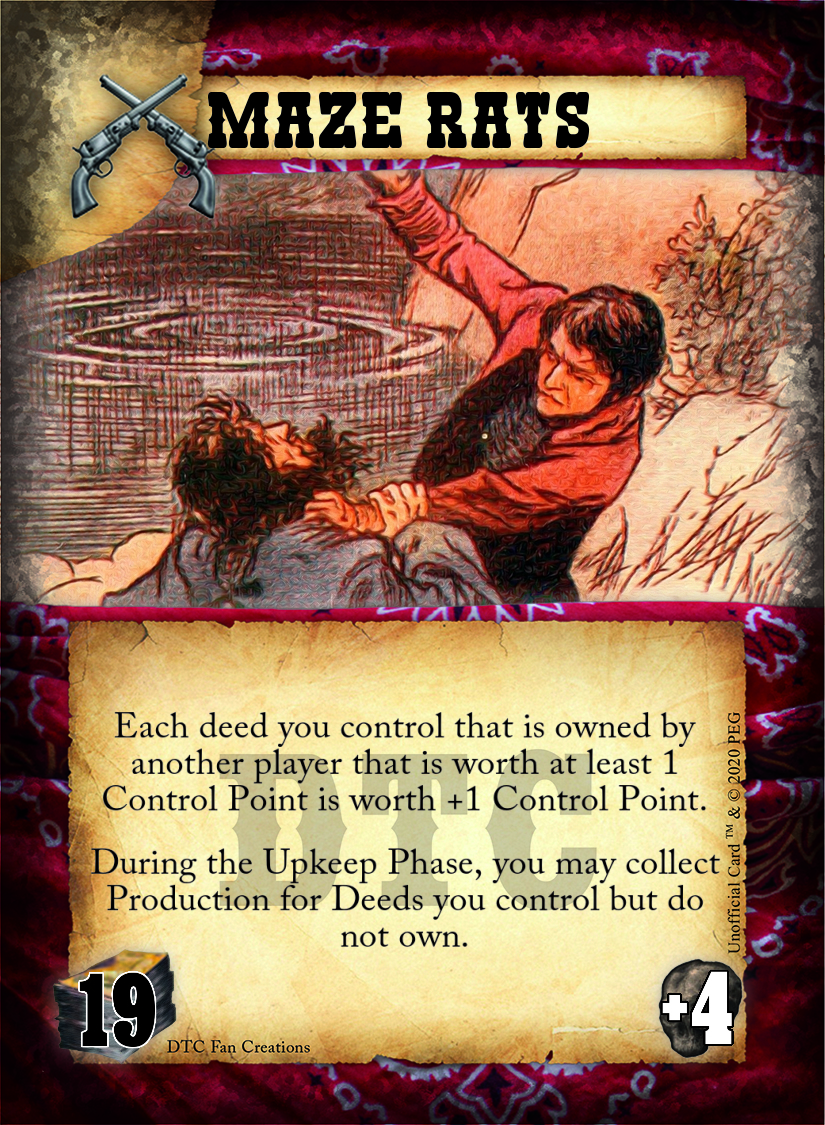 Maze Rats - Custom Card - Pine Box Entertainment | Doomtown Community ...