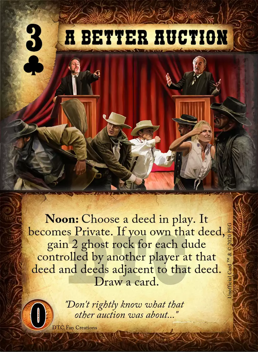A Better Auction - Custom Card - Pine Box Entertainment | Doomtown ...