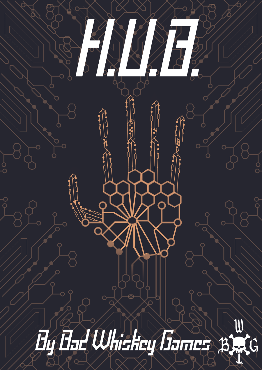 H.U.B. (Human Upgrade Board) - Bad Whiskey Games | D.E.L. | DriveThruRPG