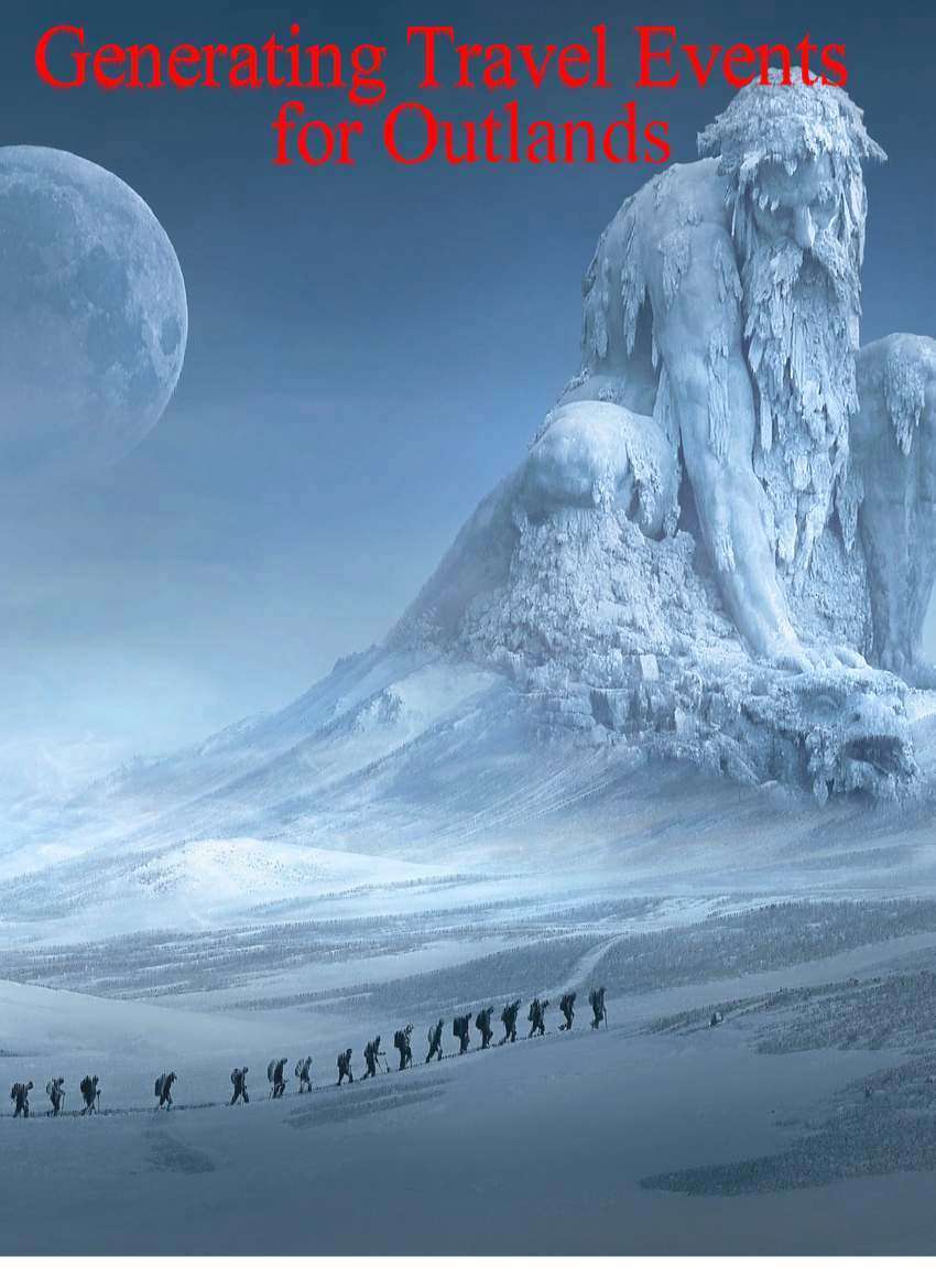 Generating Travel Events for Outlands - Better Games | DriveThruRPG