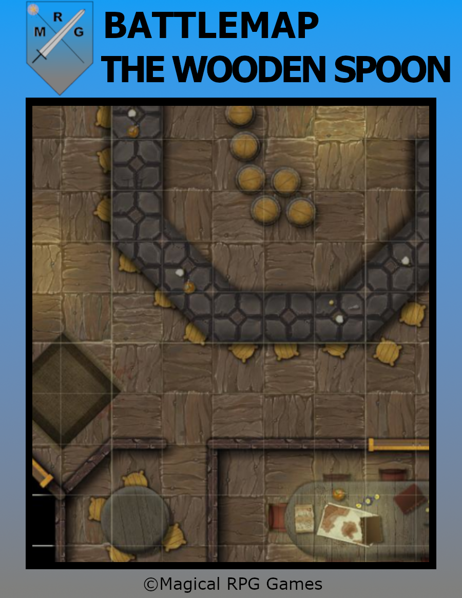 Battlemap The Wooden Spoon - Magical RPG Games | DriveThruRPG