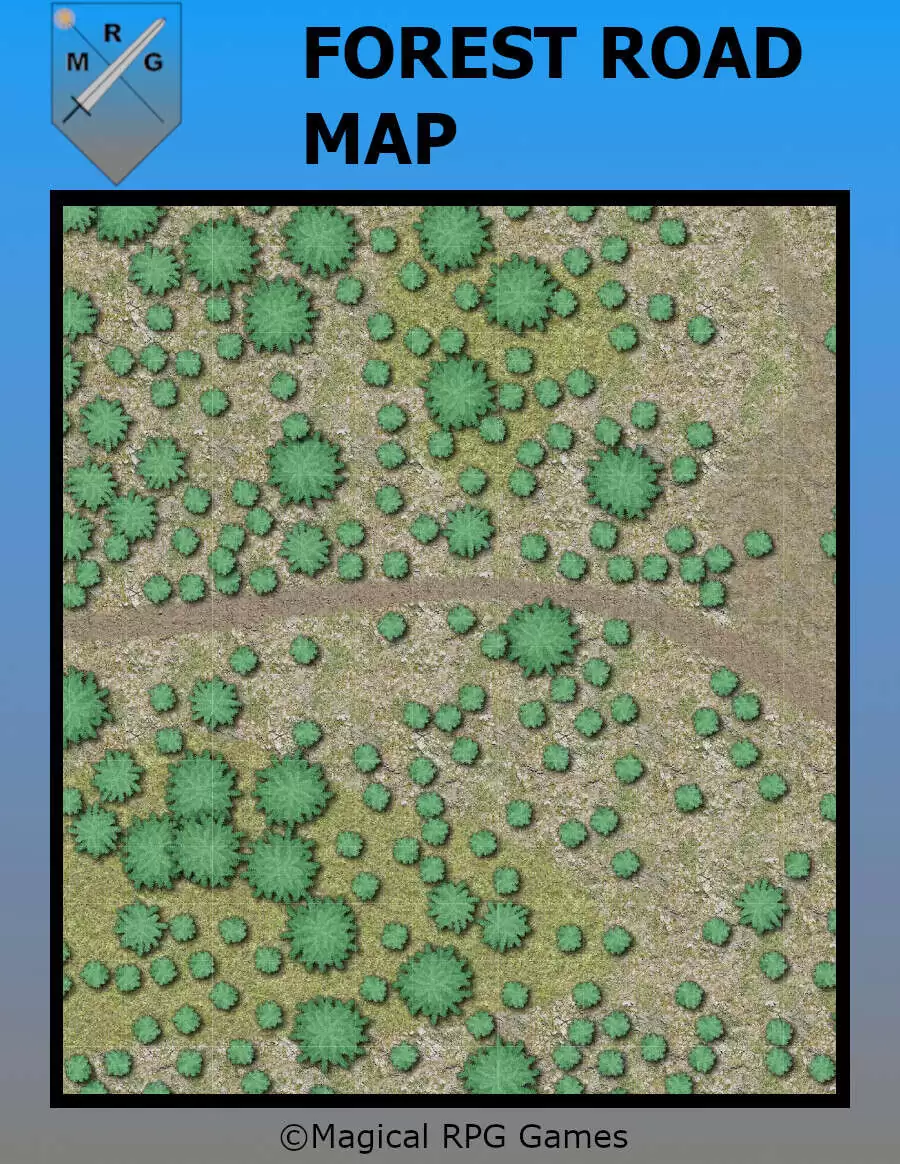 Forest Road Map - Magical RPG Games | DriveThruRPG