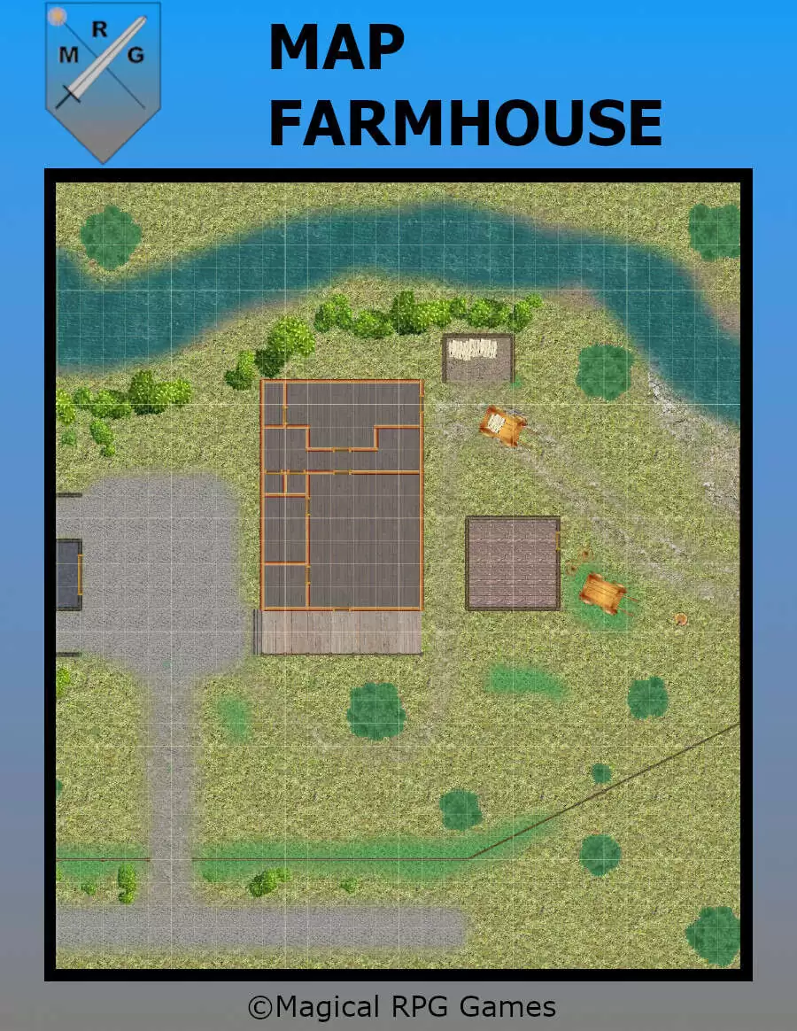 Map Farmhouse - Magical RPG Games | DriveThruRPG