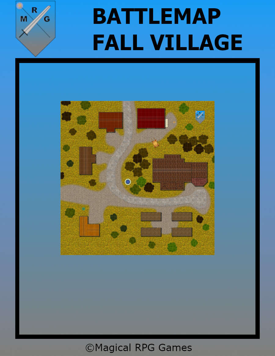 Map Fall Village - Magical RPG Games | DriveThruRPG