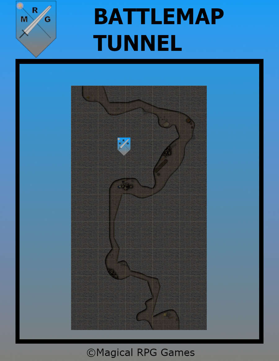 Battlemap Tunnel - Magical RPG Games | DriveThruRPG